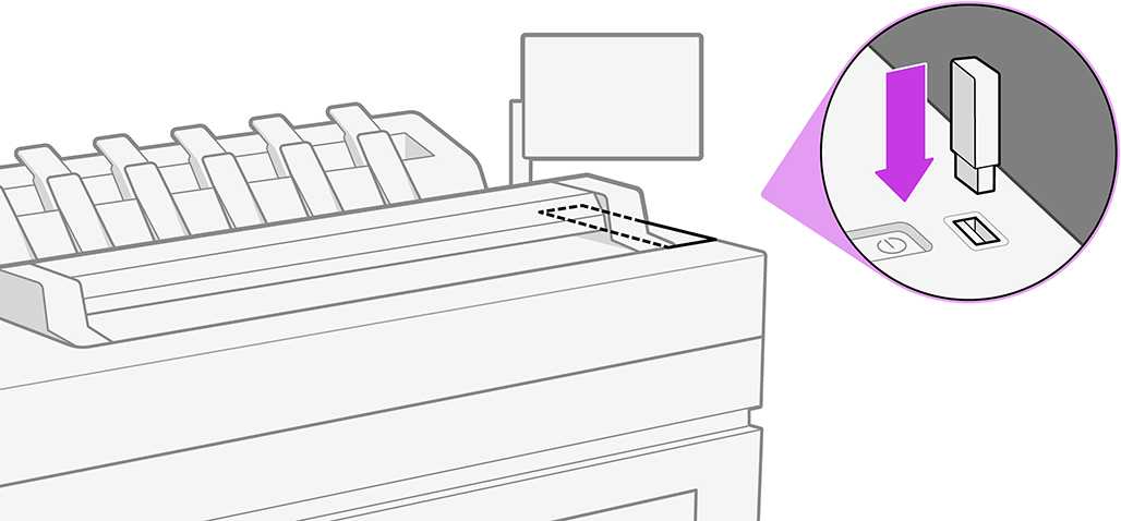 Update the firmware - HP DesignJet XL 3800 Multifunction Printer Series ...