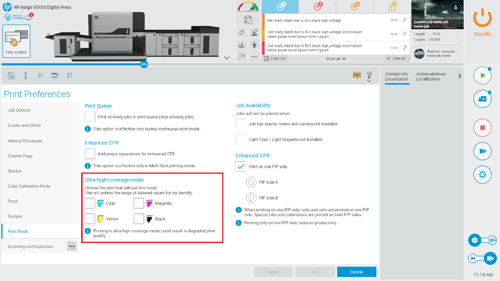 Enable the Ink Starvationplugin. | HP® Customer Support