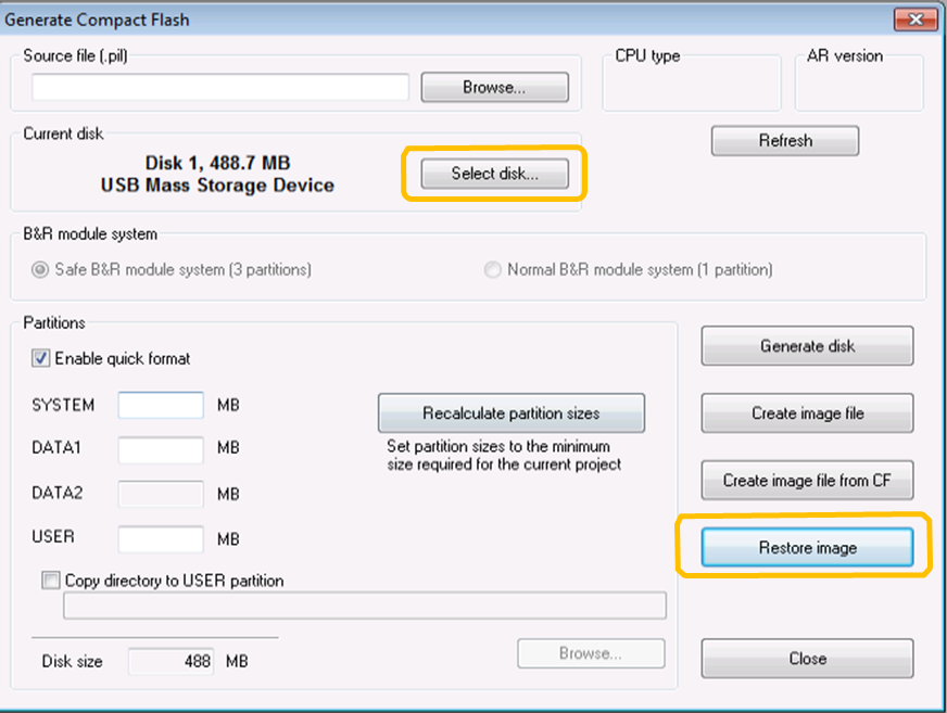 Appendix 5 – Burning the pressPLC image | HP® Customer Support