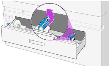 Loading Roll - HP DesignJet XL 3800 Multifunction Printer Series | HP ...