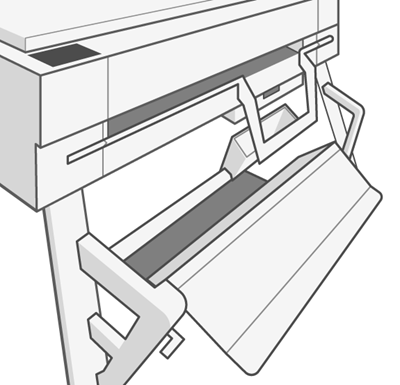 Stacker Handling - HP DesignJet T950 Printer | Assistance HP®