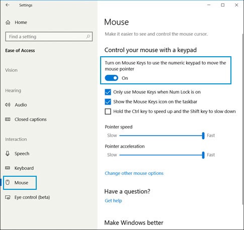 HP PCs - Accessibility options (Windows 10) | HP® Support