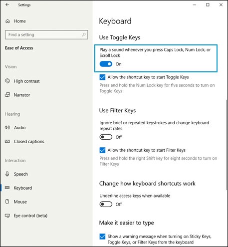 HP PCs - Accessibility options (Windows 10) | HP® Support