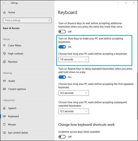 HP PCs - Accessibility options (Windows 10) | HP® Support