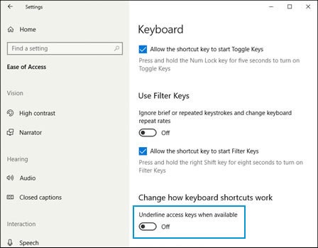 HP PCs - Accessibility options (Windows 10) | Soporte HP®