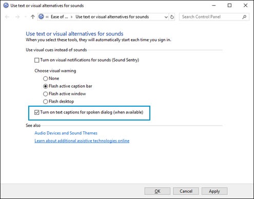 HP PCs - Accessibility options (Windows 10) | HP® Support
