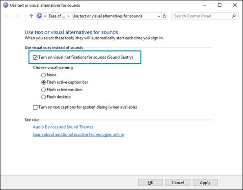 HP PCs - Accessibility options (Windows 10) | HP® Support