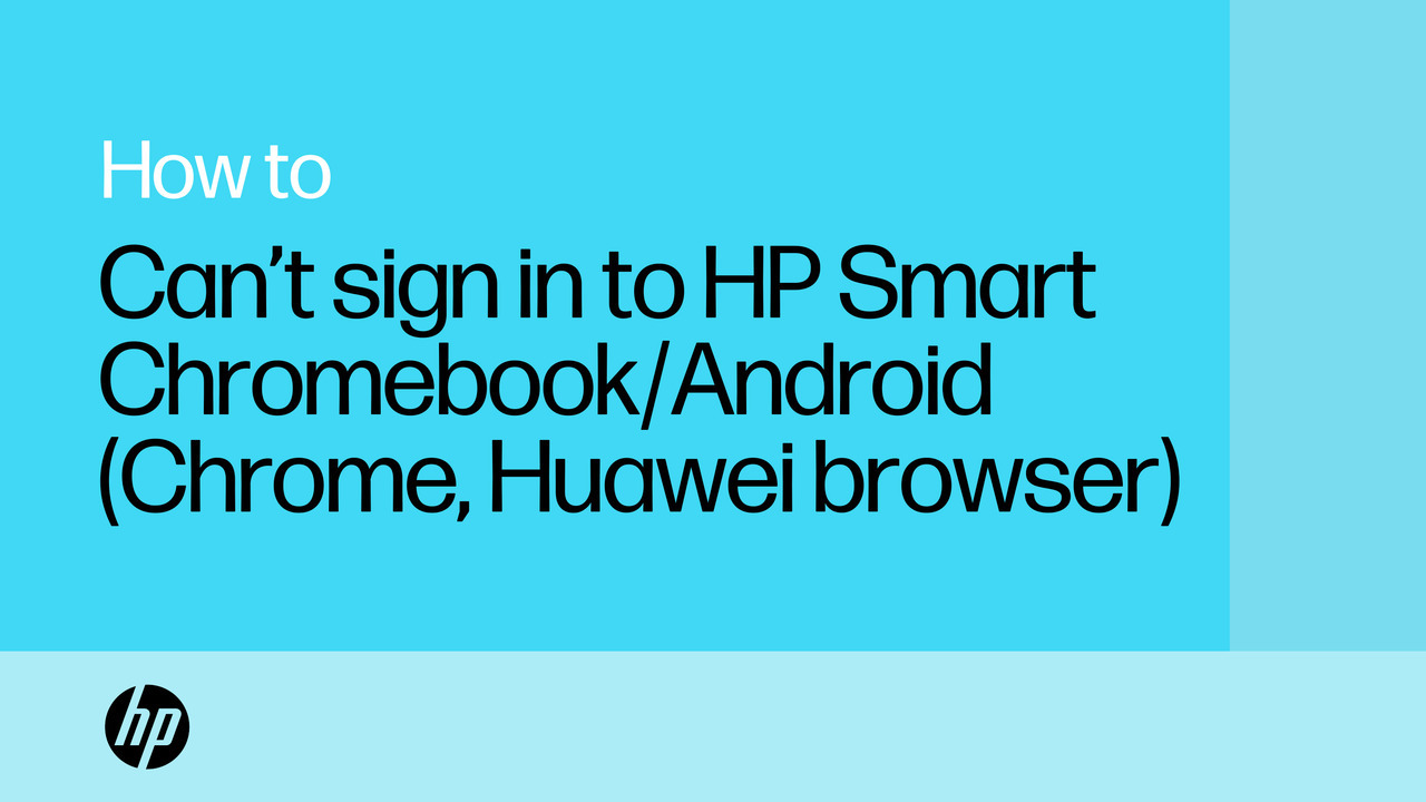 HP printers - Cannot sign in to or create an HP account | HP® Support