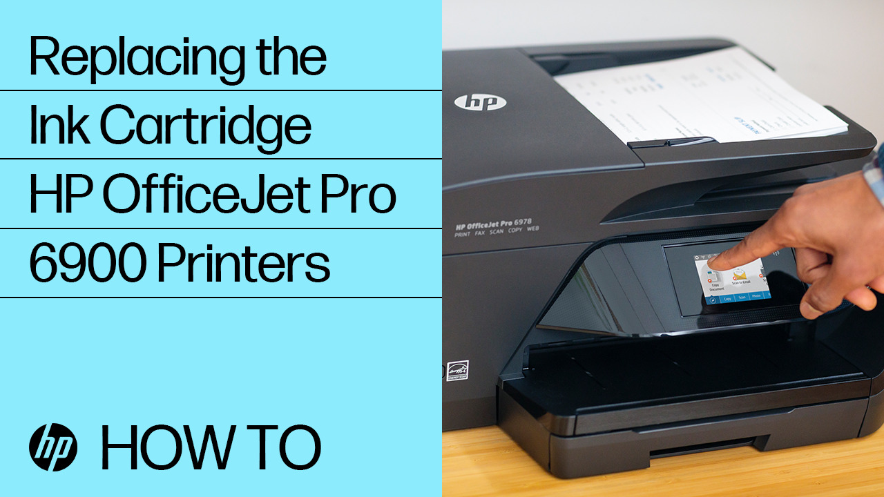 HP OfficeJet 6900 Printers - Replacing Ink Cartridges | HP® Support