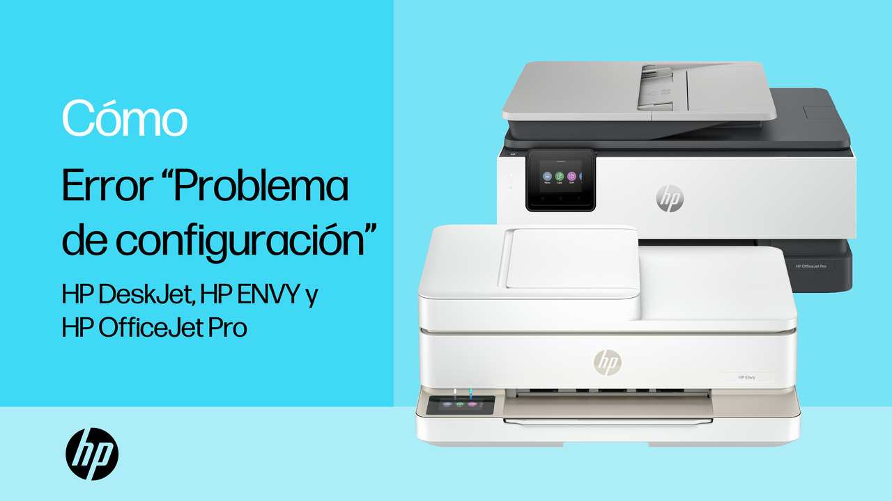 En las impresoras HP DeskJet, ENVY y OfficeJet Pro, aparece un mensaje que indica que se ha ...