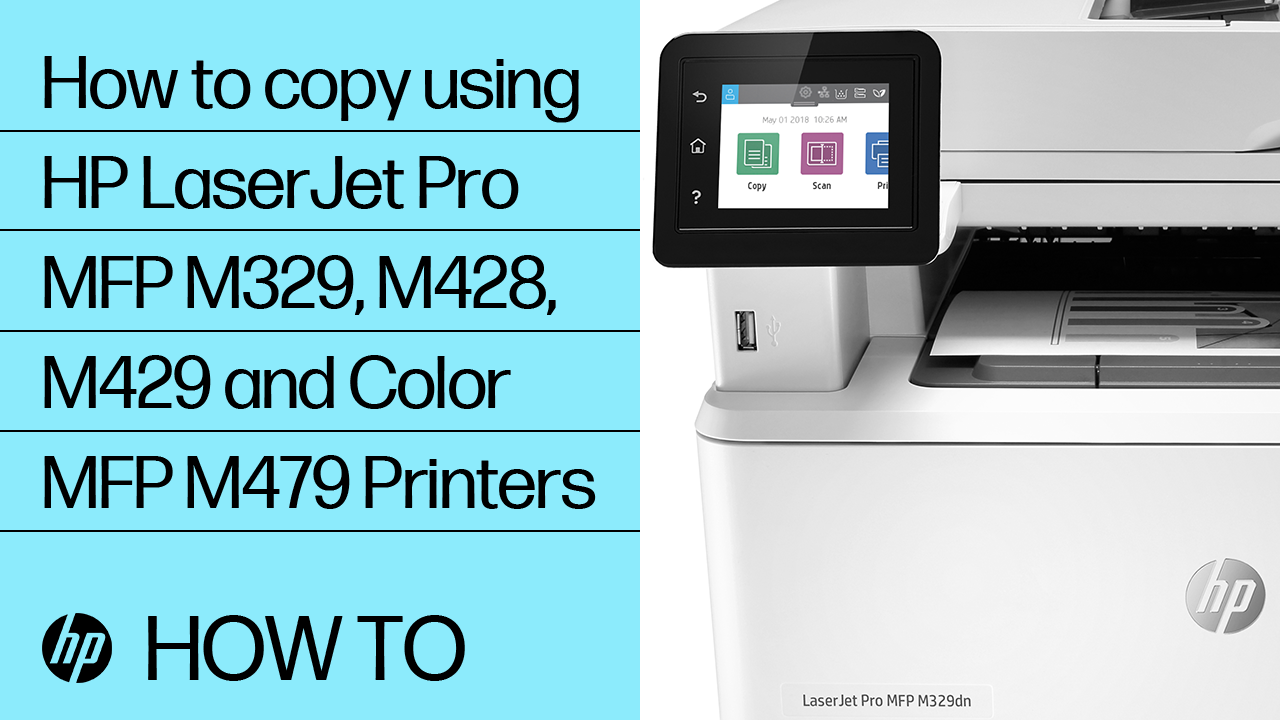 HP LaserJet Pro MFP - Make a copy | HP® Support