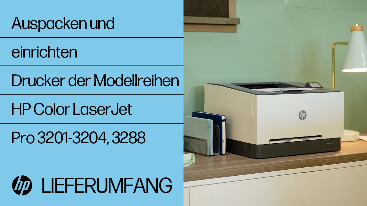 HP Color LaserJet Pro 3202dw Einrichtung | HP® Support