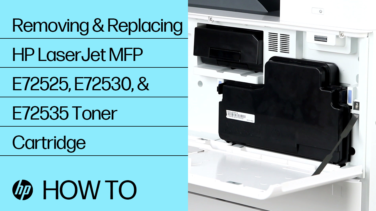 HP LaserJet Managed MFP E72525, E72530, E72535 - How to replace the ...