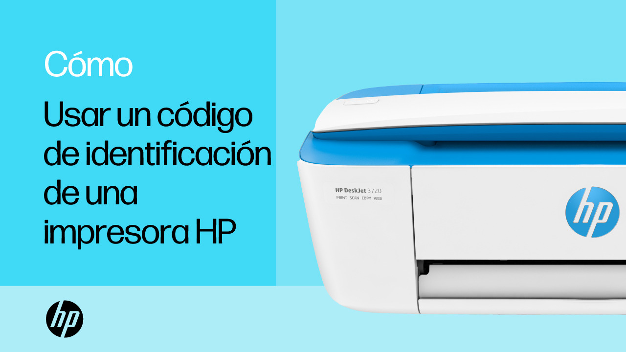 Usar el código de identificación de la impresora HP | Soporte HP®