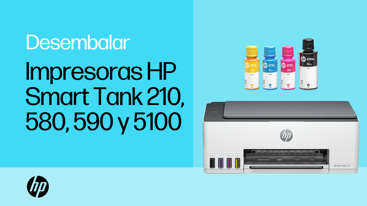 Impresora multifunción HP Smart Tank 580 : configuración | Soporte de HP®