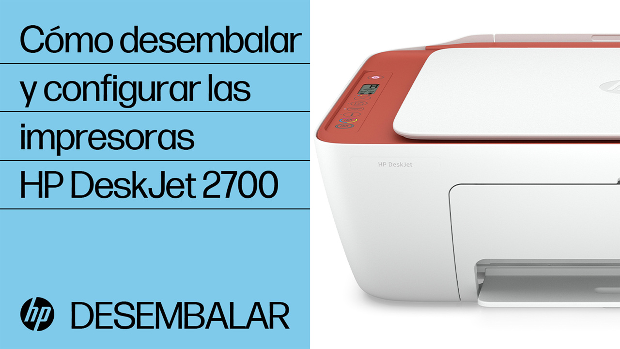 Todo-en-Uno HP DeskJet serie 2700 : configuración | Soporte de HP®