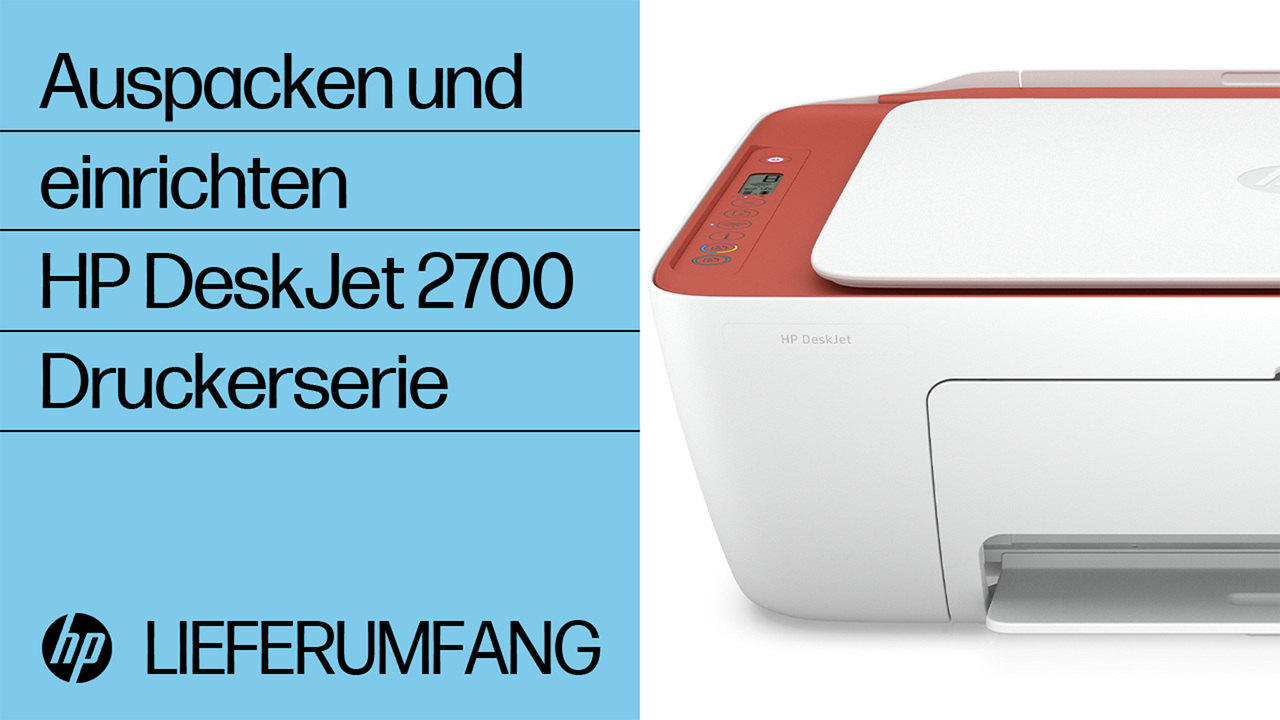 HP DeskJet 2700 All-in-One-Druckerserie Einrichtung | HP® Support