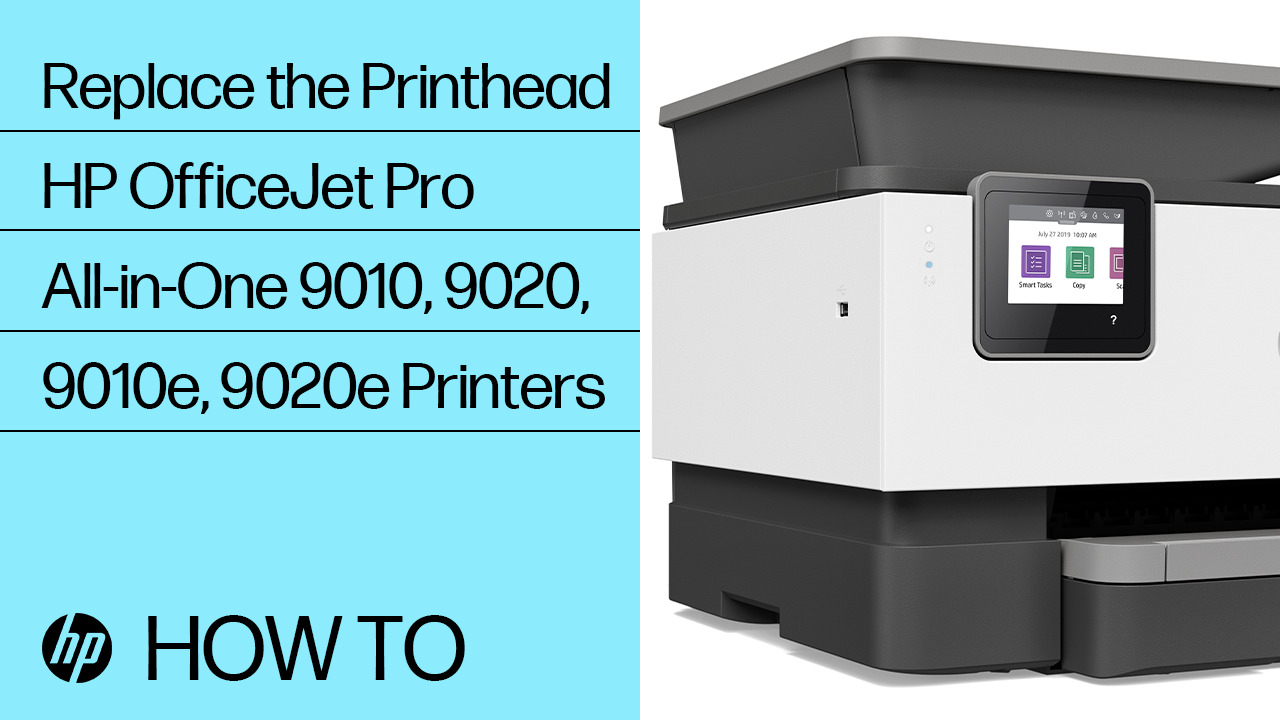 HP OfficeJet Pro 9010, 9020 Printers - Replacing the Printhead | HP® Support