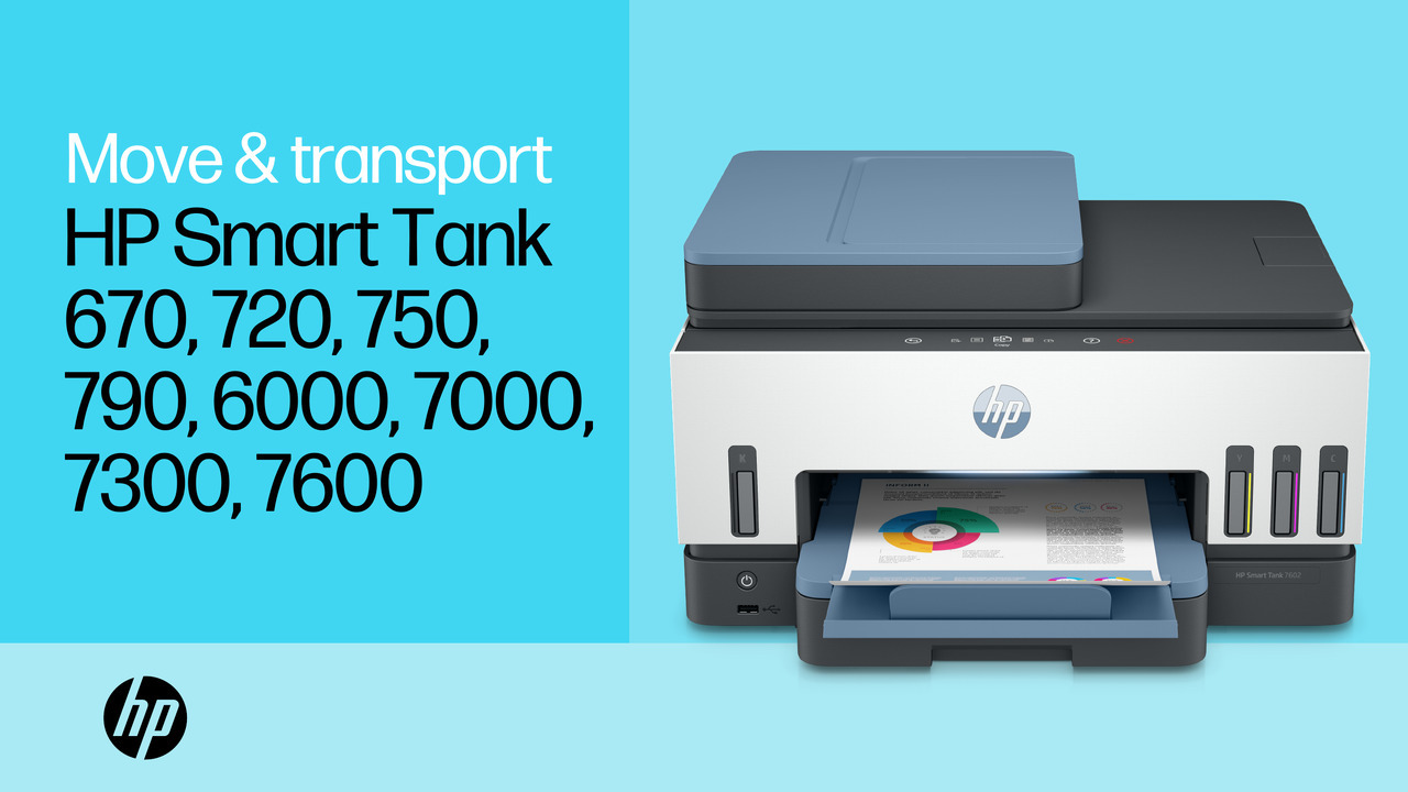 HP Smart Tank Printers - Moving, transporting the printer | HP® Support