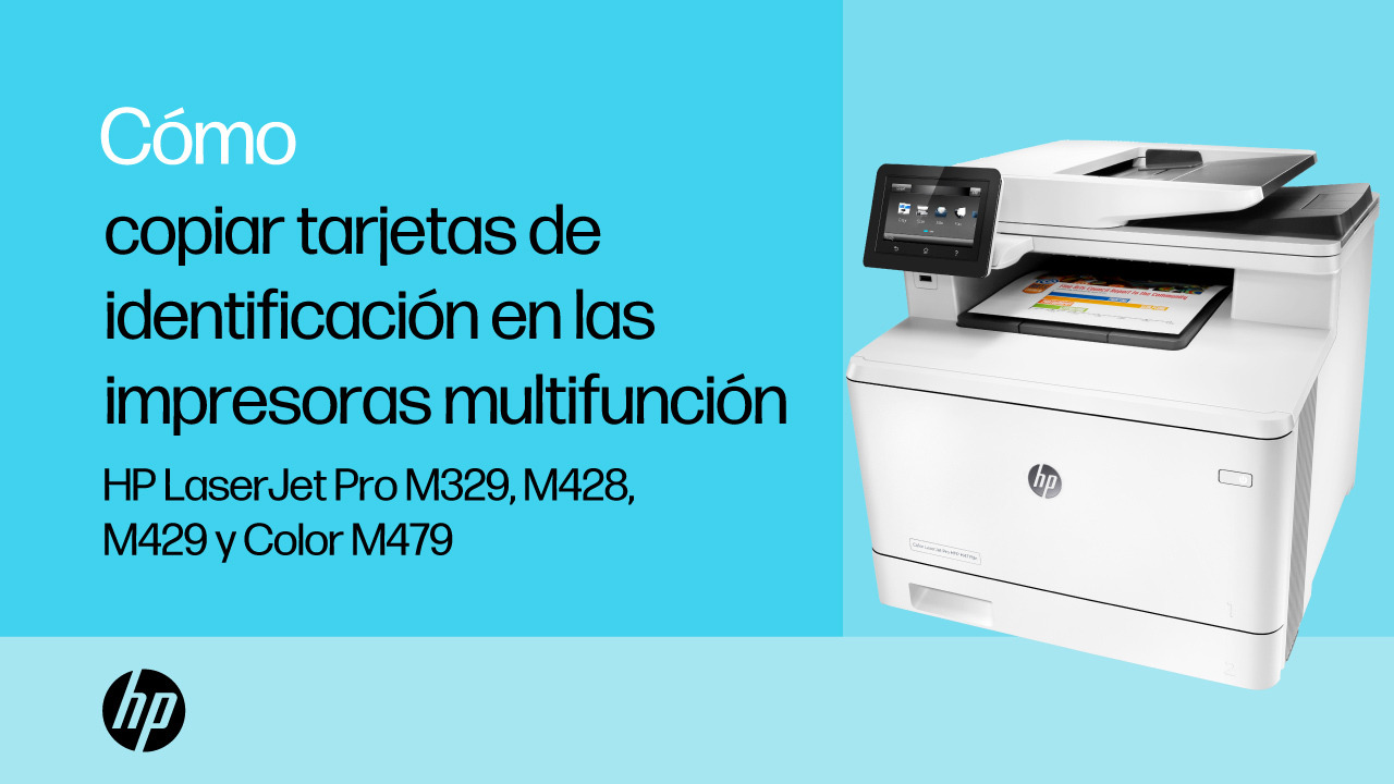 HP LaserJet Pro MFP: copia de una tarjeta de identificación | Soporte HP®