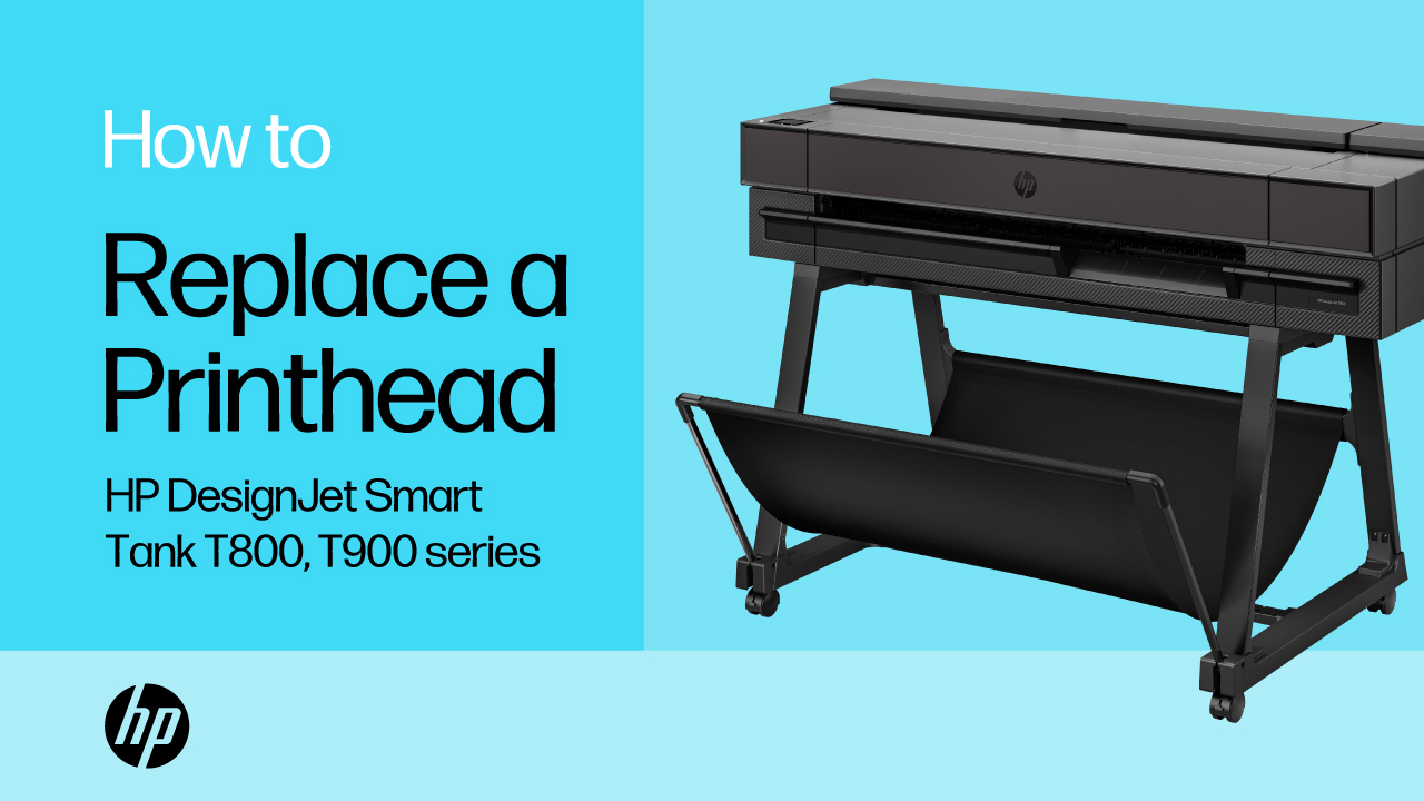 How to Replace the Printhead in the HP DesignJet Smart Tank T800 / T900 ...
