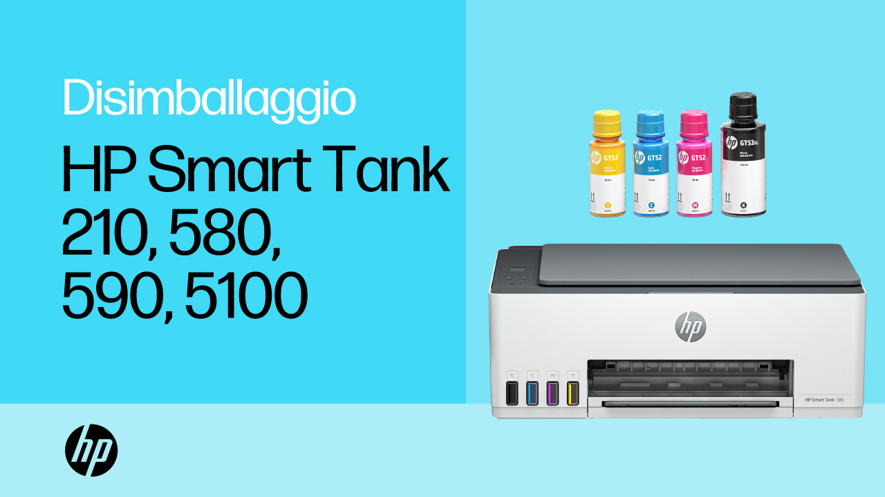 Stampanti multifunzione HP Smart Tank serie 5100 Installazione ...