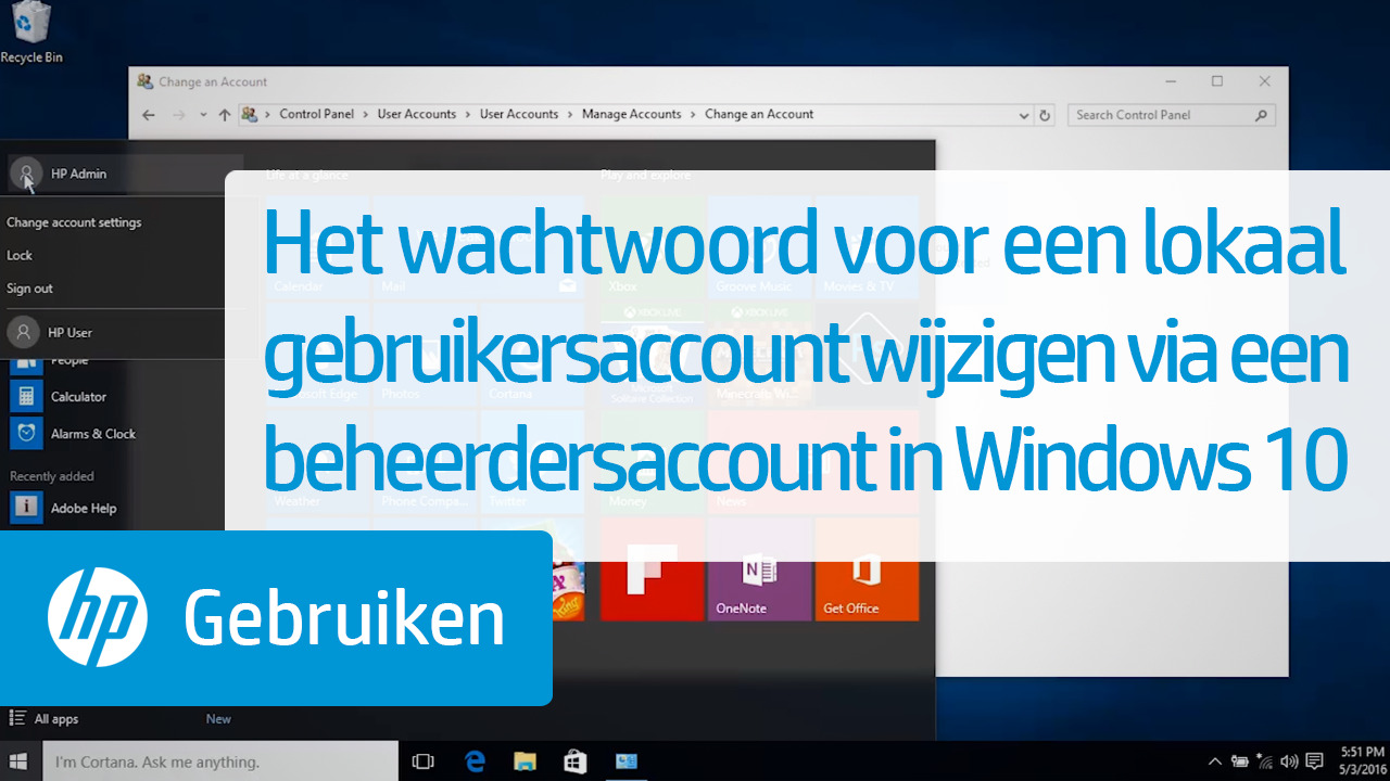 HP pc's - Het wachtwoord van uw computer wijzigen of herstellen in ...