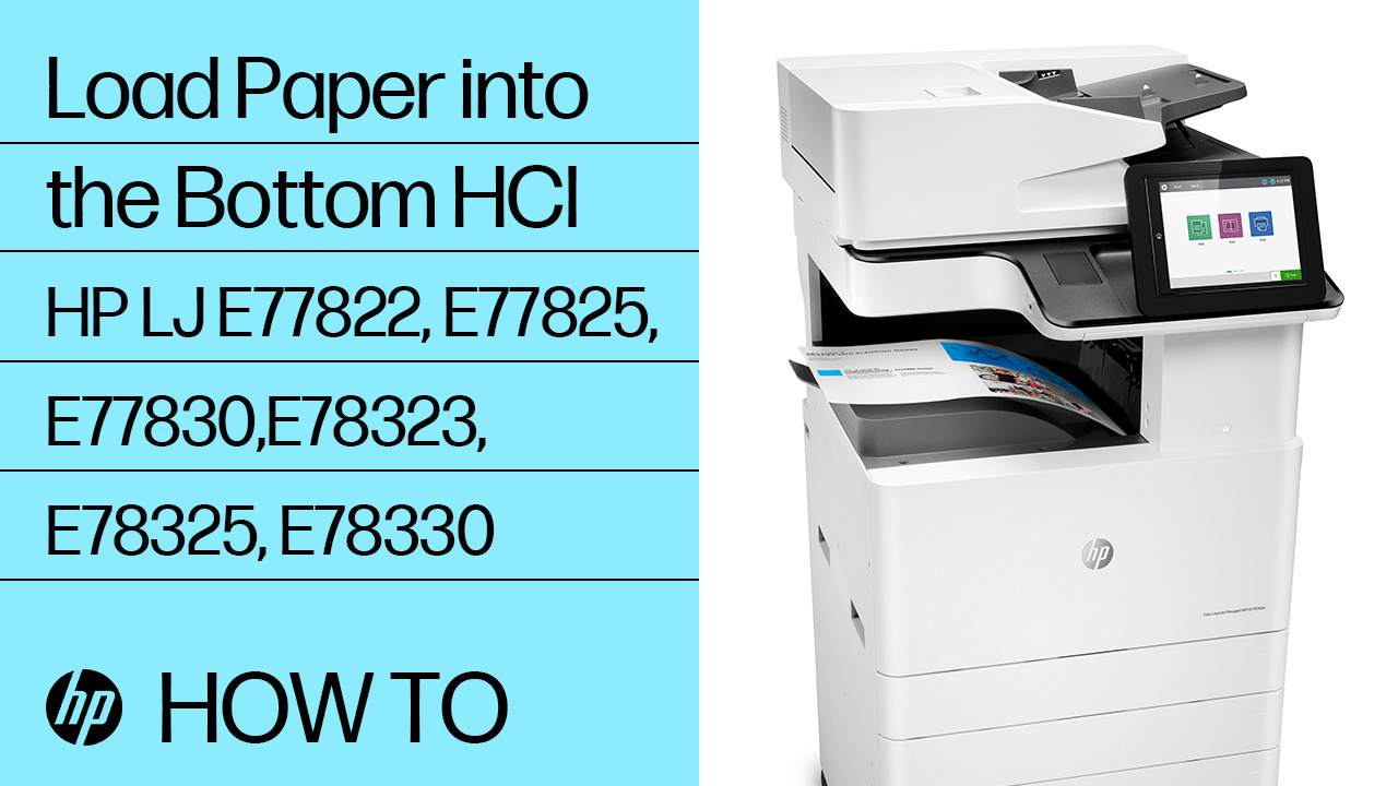 HP LaserJet Managed MFP E72525-E72535, E77822-E77830, E78323-E78330 ...