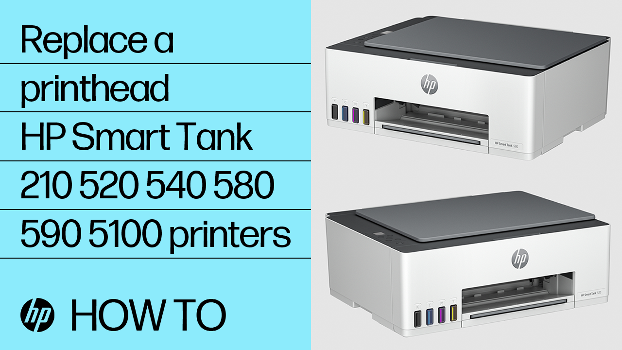 HP Smart Tank Printers - Replace the printhead | HP® Support