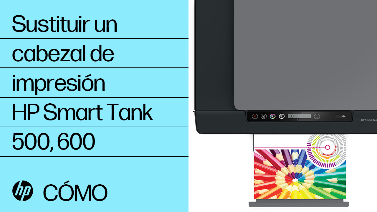 Impresoras HP Smart Tank 500 y 600 - Sustitución de cabezales de impresión | Soporte HP®