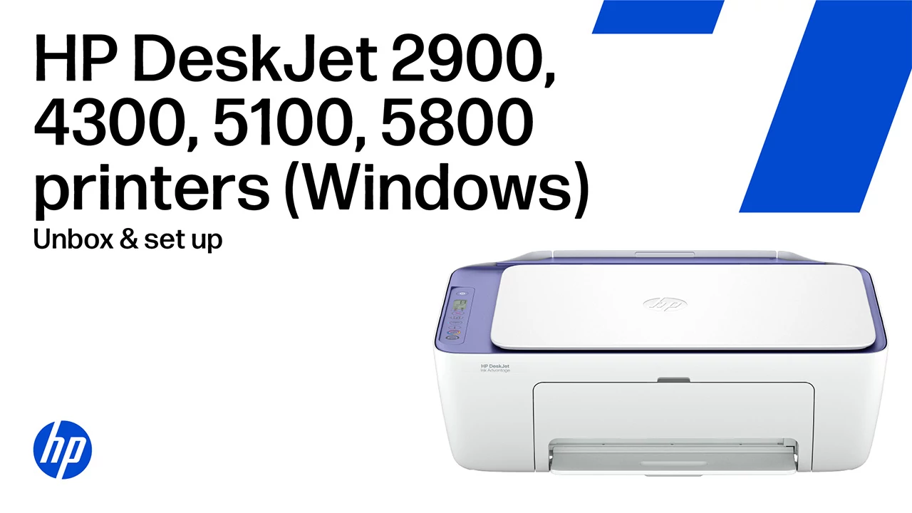Imprimantes HP DeskJet 4300 et 5800 - Première configuration de l ...