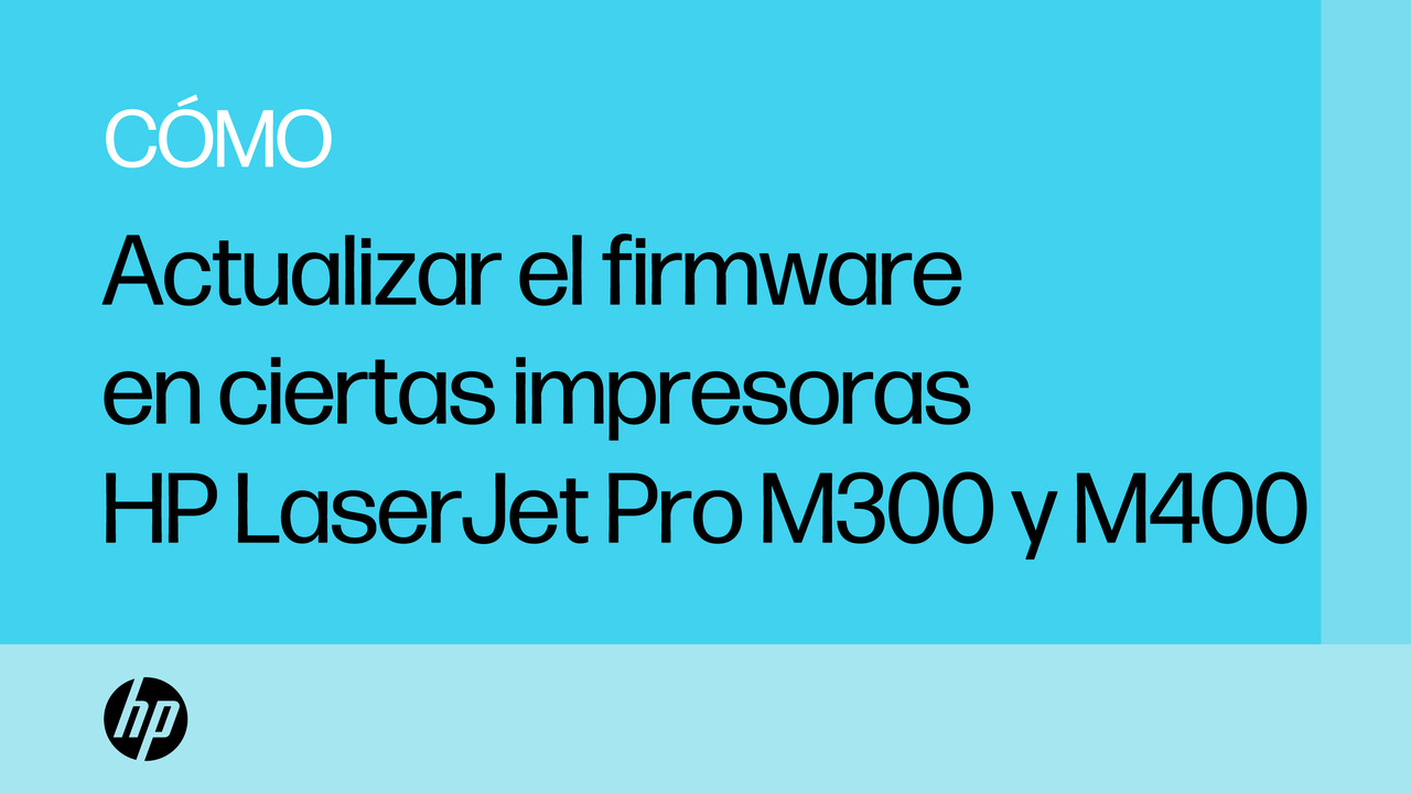 HP LaserJet Pro: actualización del firmware de la impresora | Soporte HP®
