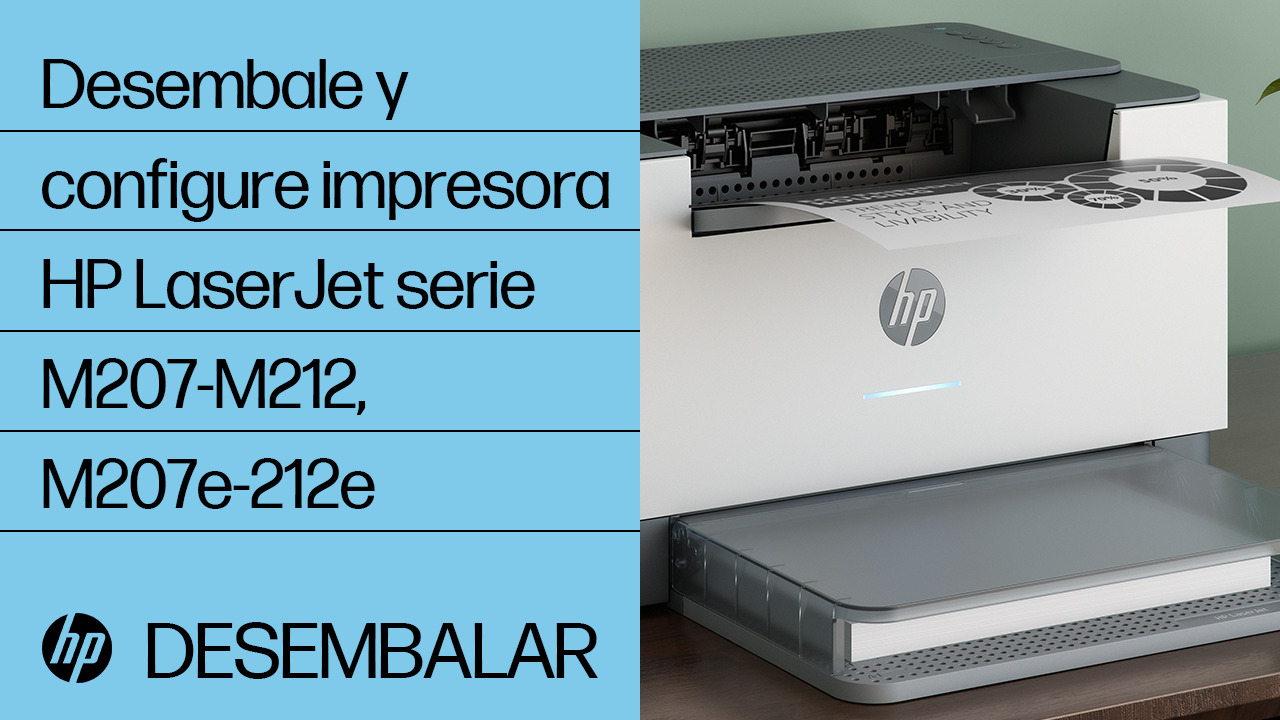 Impresora HP LaserJet M209dw : configuración | Soporte de HP®