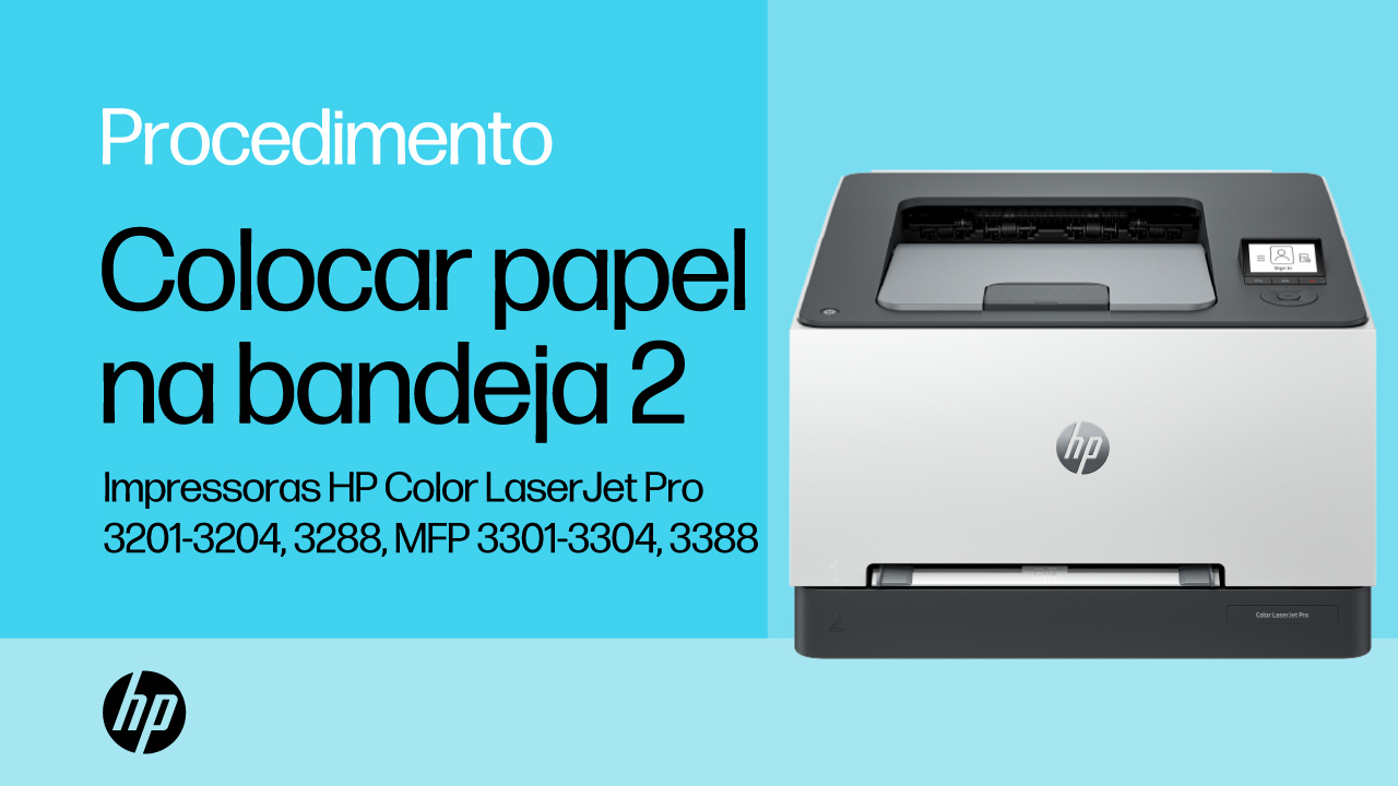 MFP HP Color LaserJet Pro 3303fdw Configuração | Suporte HP®