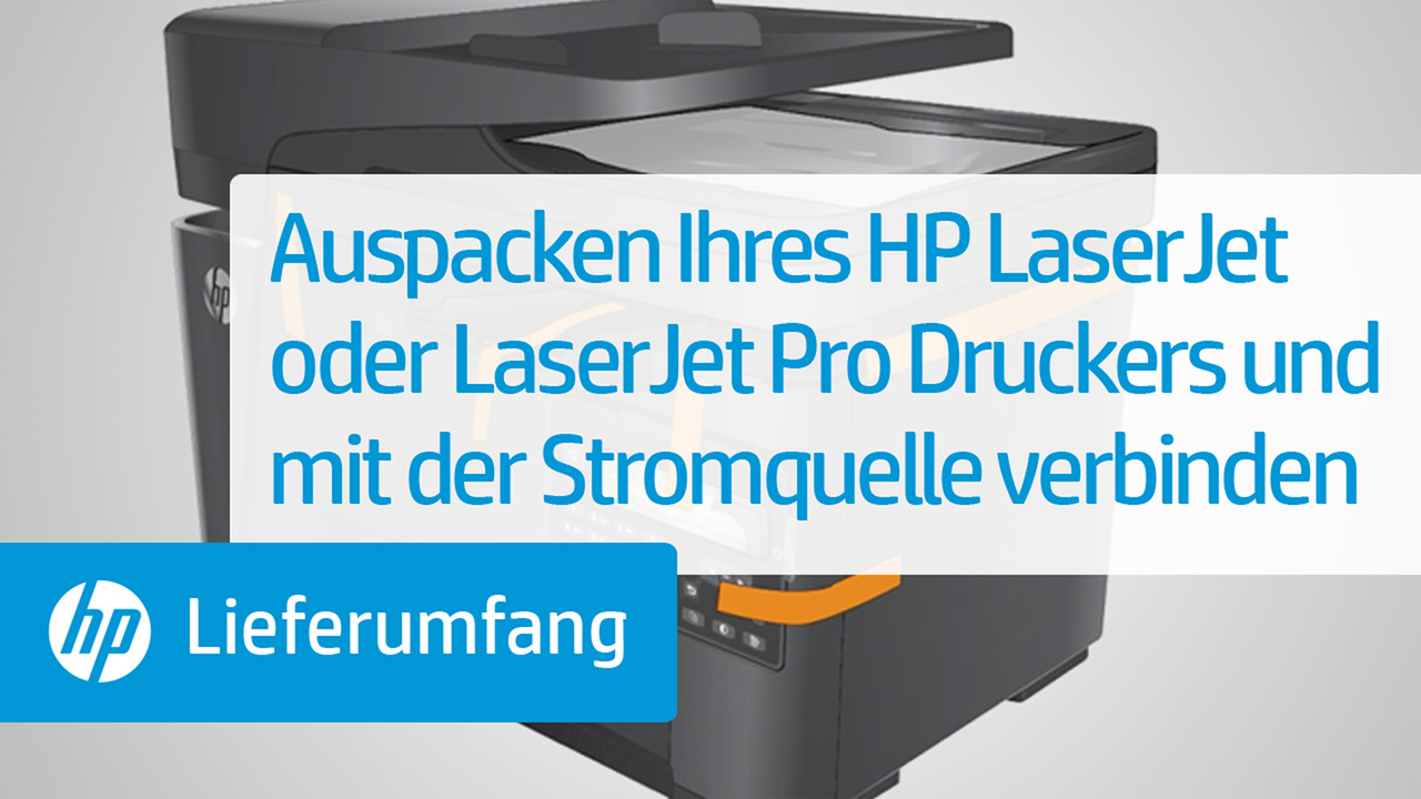 HP Color LaserJet Pro MFP 3302fdwg Einrichtung | HP® Support
