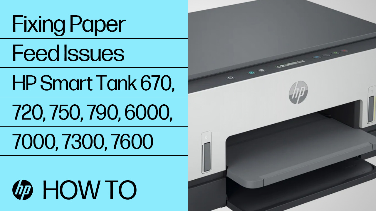 HP Smart Tank Printers - 'Out of Paper' displays, printer does not pick ...