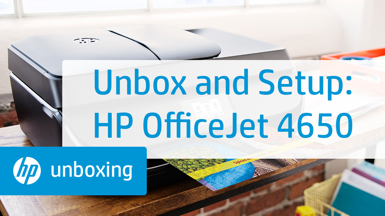 HP OfficeJet 4650 All-in-One Printer series Setup | HP® Support