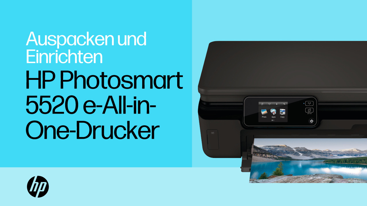 HP Photosmart 5520 e-All-in-One Drucker Einrichtung | HP® Support