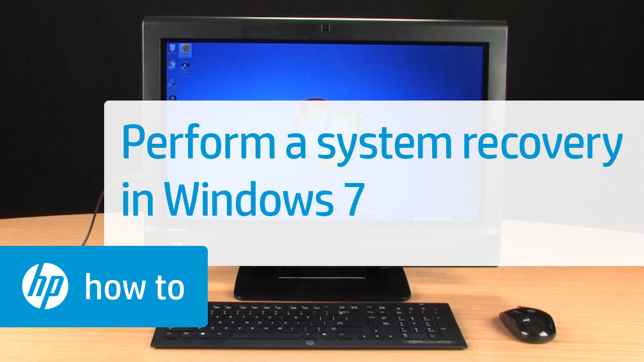 HP 电脑 - 执行 HP 系统恢复 (Windows 7) | HP® 支持