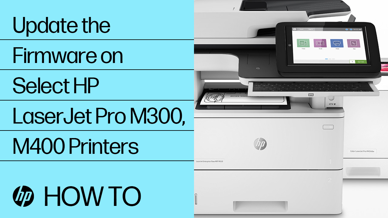 HP LaserJet Pro - Update the printer firmware | HP® Support