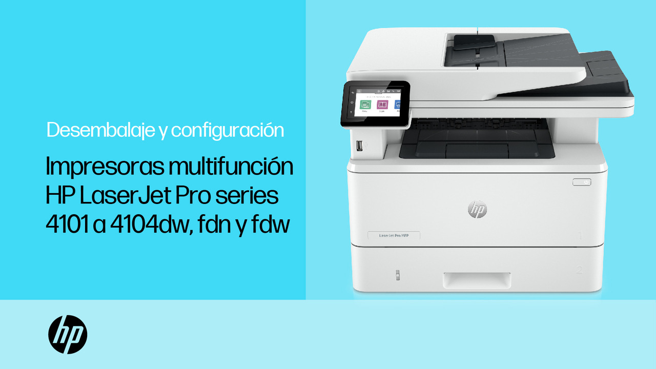 Impresora multifunción HP LaserJet Pro 4103fdw : configuración ...