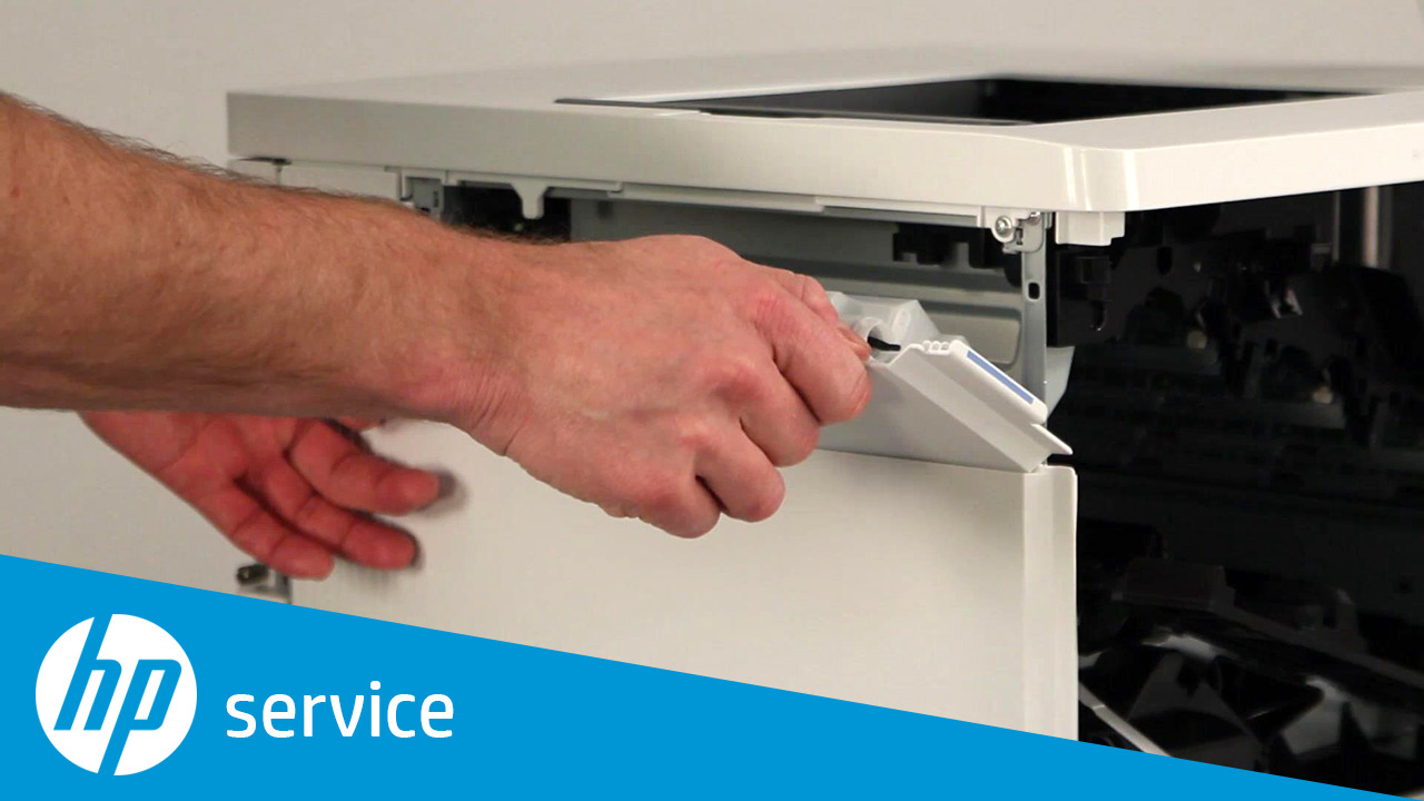 HP Color LaserJet Enterprise MFP M577 - Removal and replacement: Toner ...