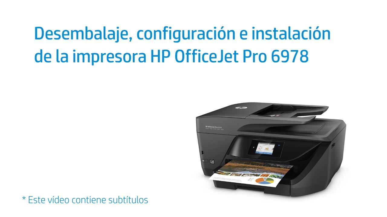 Impresora HP Officejet Pro 6975 Todo-en-Uno : configuración | Soporte ...