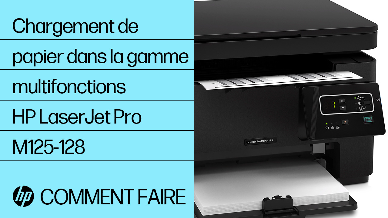 Imprimante multifonction HP LaserJet Pro M125rnw Installation ...