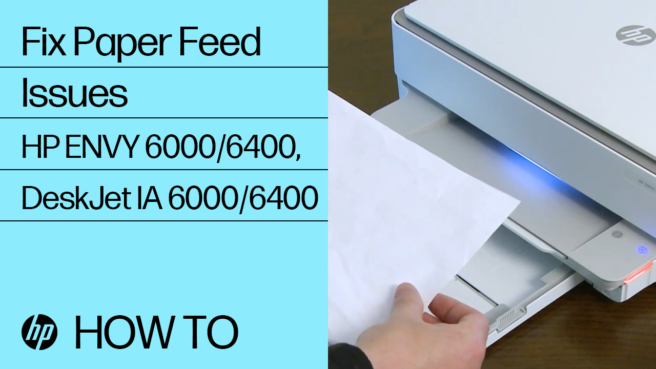 HP DeskJet, ENVY 6000, 6400 printers - 'Out of Paper' displays, printer ...