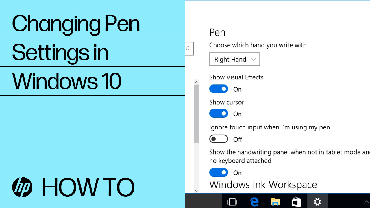 HP PCs - Using the Windows pen menu | HP® Support