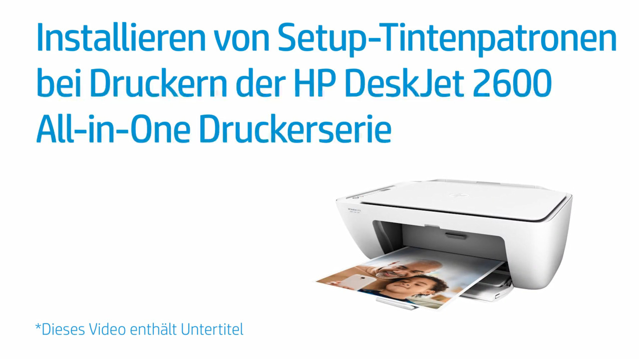 HP DeskJet 2600 All-in-One-Druckerserie Einrichtung | HP® Support