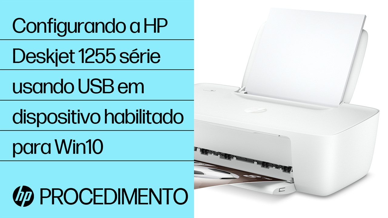 HP DeskJet 1255 Printer Configuração | Suporte HP®