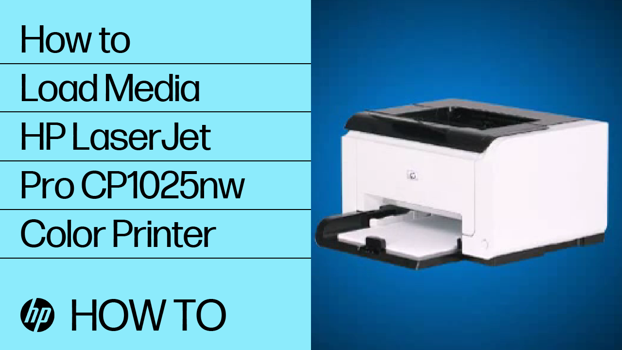 HP LaserJet Pro CP1025nw Color Printer Setup | HP® Support