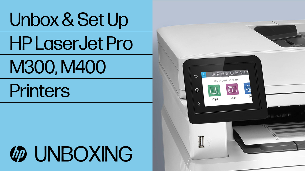 HP LaserJet Pro MFP M329 Printer series Setup | HP® Support